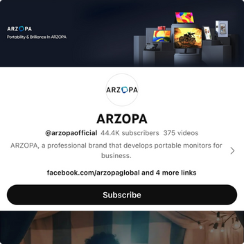 Arzopa Portable Monitor – Your Go-To Display for Work, Play & Travel ...